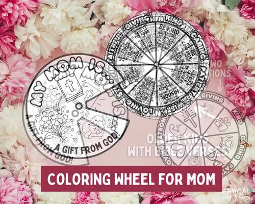 Christian Mother's Day Spinner Wheel, Attributes of Mom with Bible ...