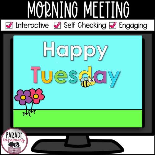 March Morning Routine - Calendar & Morning Meeting - Google - PowerPoint