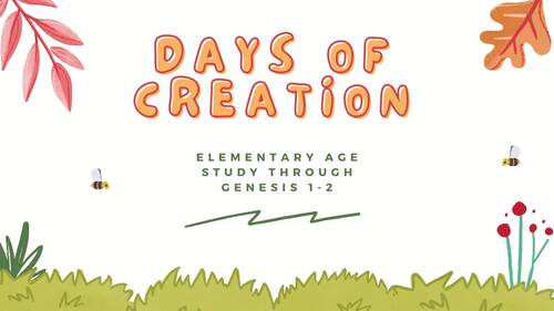 Days of Creation- Bible Lesson, craft, and activities! | TPT