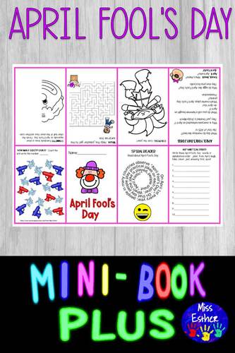 April Fool's Day Minibook plus 9 resources by Miss Esther | TPT