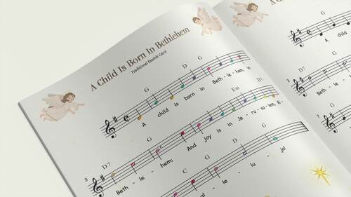 A Child Is Born In Bethlehem - Danish Carol | Christmas Sheet Music