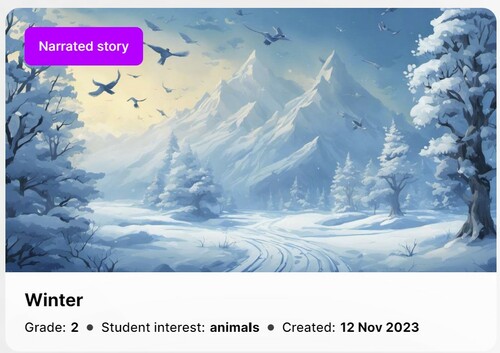 Winter - Narrated story by Shirley Shapira | TPT