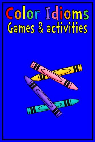 IDIOM CARDS Color Idioms Activity Literacy Center Games Figurative Language