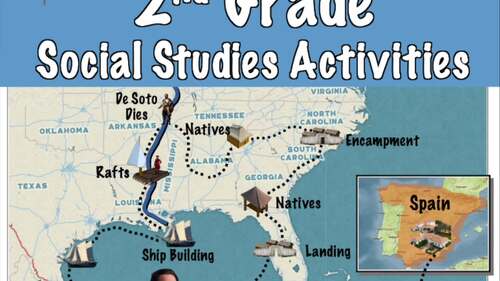 2nd Grade Social Studies Activity #5 Hernando de Soto (explorers)