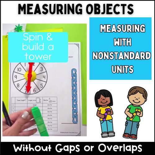 Nonstandard Measurement Comparing Length 1st Grade Math Center Worksheets
