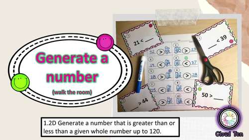 Generate a number by Cloud Ten | TPT