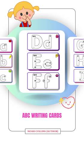 Alphabet Worksheets, Letter Tracing Practice, ABC Writing Cards ...