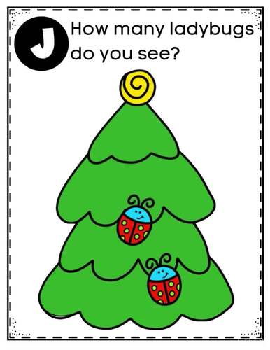 Kindergarten Holiday Number Talks & Counting Activities | Numbers up to 10