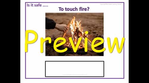 Is It Safe?– Task Cards-Fill in the Box with Safe/Not Safe-POWERPOINT
