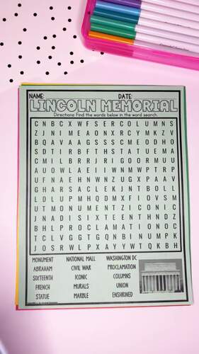 American Symbols Word Search Pack | US Symbols word searches | TPT