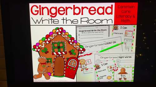 Write the Room {Gingerbread Theme} by Kelly McFarland from Engaging Littles