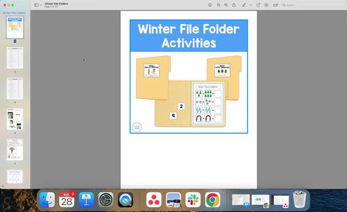 Winter File Folder Activities by The Autism Helper | TPT