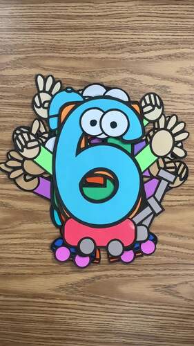 Back to School Math Craft Activity for Preschool & Kindergarten, Number ...