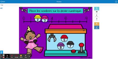 BOOM Cards: Les droites numériques de 1 à 20 by Mme Bock | TpT