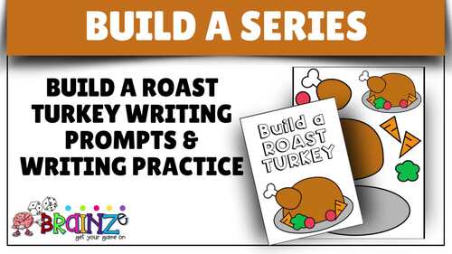 Build a Roast Turkey Craft Activity | Thanksgiving Cut & Paste Craft ...