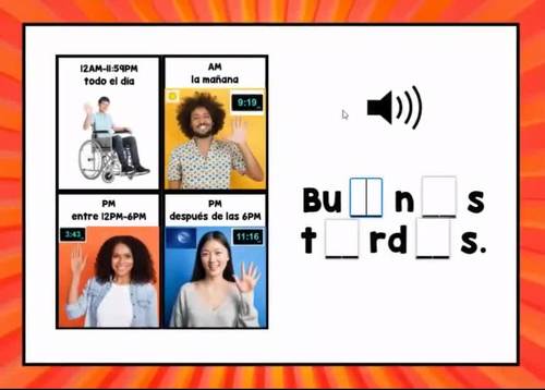 Spanish Introductions Boom Cards 1 + 2, Spanish Boom Cards Greetings