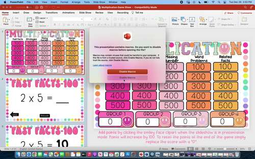 Multiplication Game Show | Math Review Game | Math Test Prep | Jeopardy ...