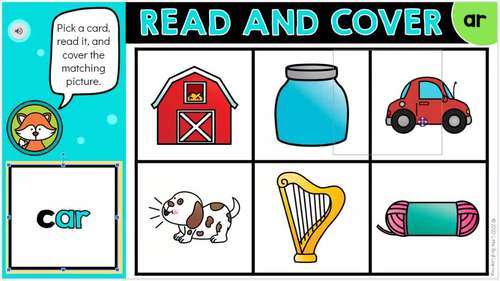 R-Controlled Vowels - Digital Read and Cover | Distance Learning ...