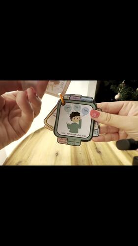 Classroom Learning Communication Book- visual cues lanyard edition