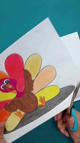 Interactive thanksgiving bulletin board, Coloring pages, and Craft