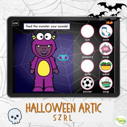 Halloween Articulation Boom Cards™ Dress and Feed the Costume Kids S Z R L