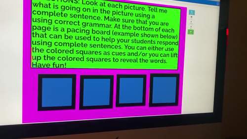 BOOM CARDS: What Are The Animals Doing? #18: Describing in Complete ...