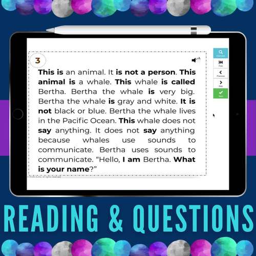 Boom Cards | ESL Short Stories 3 + Questions | Reading + Listening ...