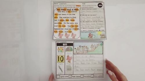 Phonics Reading Comprehension Passages Science of Reading Phonics MEGA ...