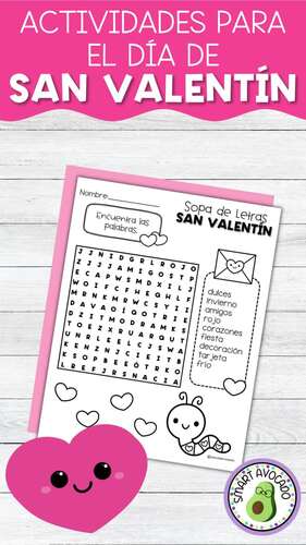 Día de San Valentín Actividades , No Prep Valentines Day Activities in ...