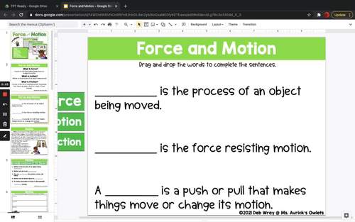 Force and Motion: Science and Literacy Activities Print and Digital