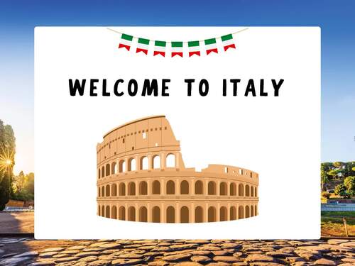 NO PREP All About ITALY PowerPoint Presentation, 3rd-6th Grade, Geography