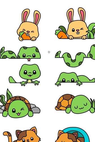 Pets Page Toppers Clipart | Animals | Peekers by Miau clipart | TPT