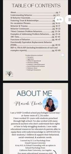 Behavior Intervention Guide for Teachers and Parents | FBA, BIP, ABC Charts