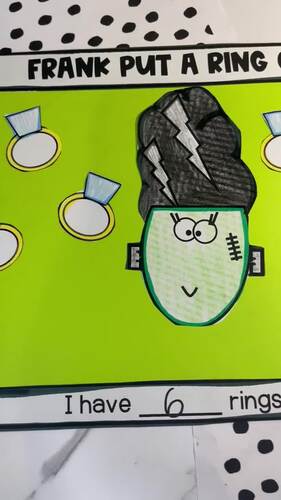 Halloween Addition Math Craft Bride of Frankenstein by The Teaching ...