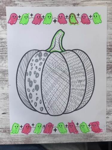 Pumpkin Zentangle by Teach Eat Transform | TPT