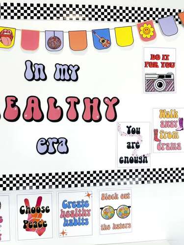 Health Bulletin Board | In My Healthy Era by Morgan Hernandez Health and PE