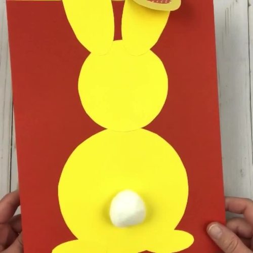 Bunny Craft - Easter Craft - Spring Craft - Shape Craft by Non-Toy Gifts