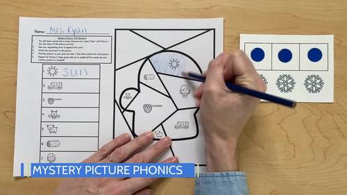 Mystery Picture Phonics Activities for Winter | First and Second Grade ...