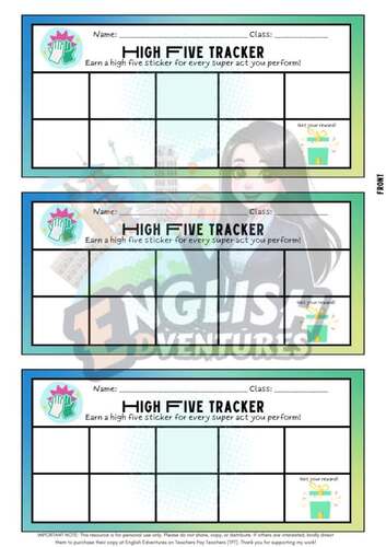 Classroom Management Sticker / Reward System with Printable Sticker Pack