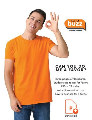 Do me a favor? Conversation Cards. Speaking. ESL. EFL. ELA. Beginner.