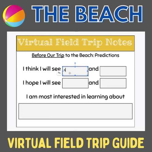 Beach Virtual Field Trip Guide for Google Slides™ | TpT