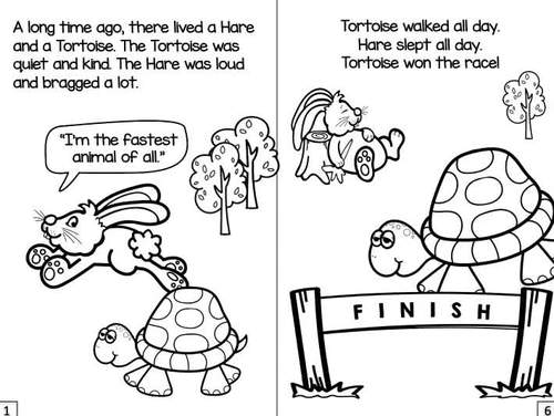 Fairytale Fables & Folktales THE TORTOISE & THE HARE Story Retell and ...