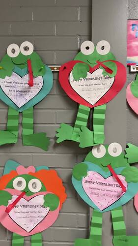 Froggy's First Kiss Valentine or Anytime Craft, Activities, and Writing ...
