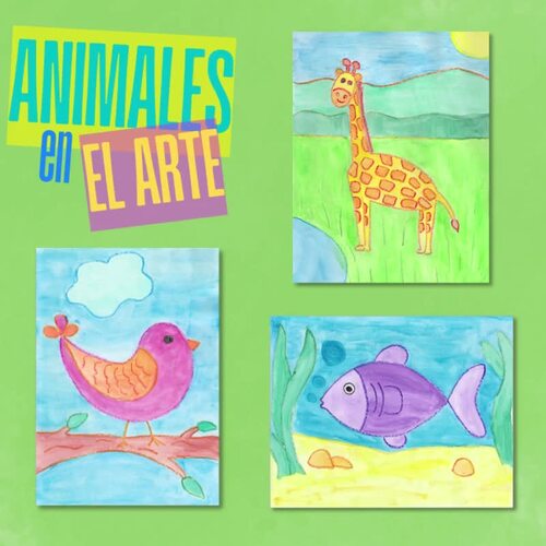 CIENCIAS NATURALES en EL ARTE Bundle - Art Lessons in Spanish – 1st ...