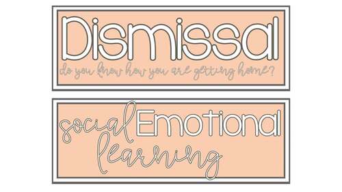 Schedule Cards | Calming Colors Collection | TPT