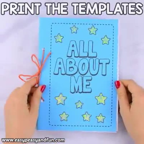 All About Me Book | Simple Worksheets by Easy Peasy and Fun | TPT