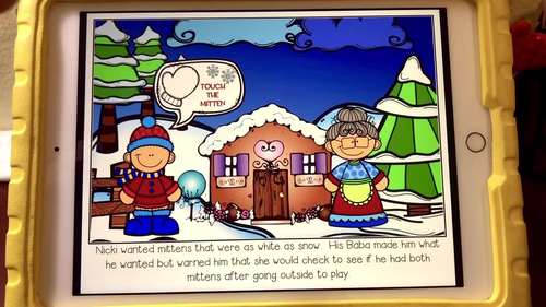 The Mitten NO PRINT FULLY INTERACTIVE PDF by Preschoolers and Sunshine