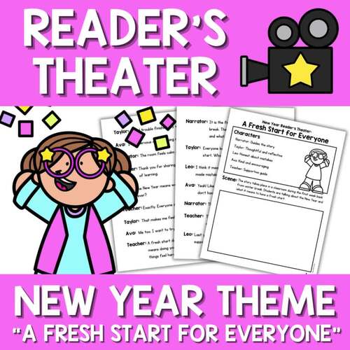 New Years Readers Theater | Reading Activity for Small Groups Skit ...