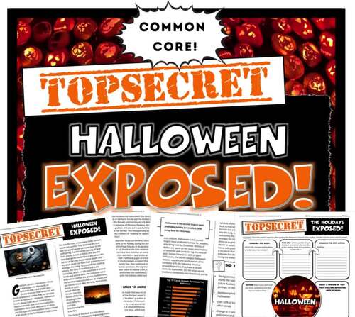 History of Halloween: Halloween Activity, Reading, and Graphic Organizer