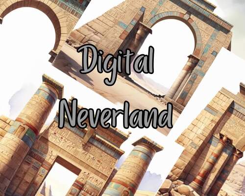 Watercolor Egyptian Arch Digital Paper Pack 12X12,Ancient Inspired ...